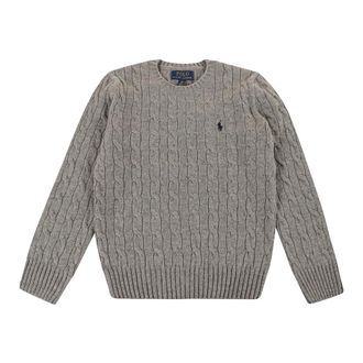 Ralph Lauren Zopfstrick Pullover - - Knitwear - Herren - Grau - S