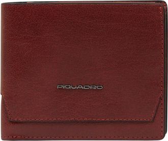Piquadro Homme, Accessoires, Rouge, Taille: ONE Size Portefeuille avec fen&ecirc;tre didentification rabattable
