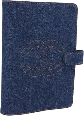 Chanel Pre-owned Couverture dagenda - Femme - Pre-owned - Bleu - Taille: ONE Size