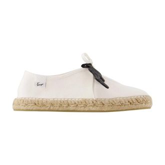 Kenzo Espadrilles aus Canvas - - Shoes - Damen - Wei&szlig; - 40 EU