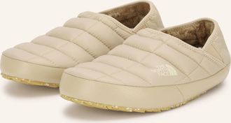 The North Face Slipper Thermoball Traction Mit Kunstfell beige