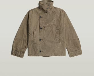 G-Star Oversized Short Trenchcoat - Braun - Damen