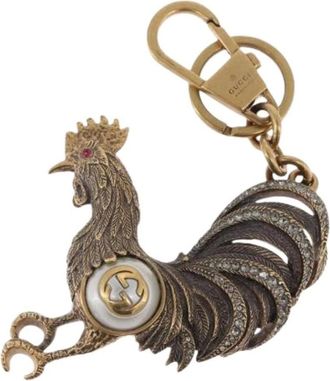 Gucci Porte-cl&eacute;s Pre-owned - Femme - Pre-owned - Jaune - Taille: ONE Size