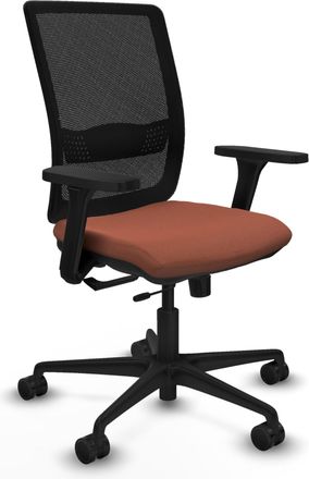 Piqueras y Crespo Haches B&uuml;rostuhl mit 3D-Armen, h&ouml;henverstellbare Lendenwirbelst&uuml;tze, ausgestattet mit Synchron/Translack und eingespritztem Schaum. Mit Rollen von 65 