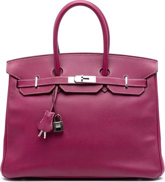 Herm&egrave;s Tosca Epsom Candy Verso Birkin Retourne 35