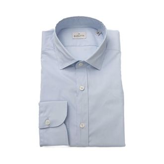 Bagutta Hemd mit Haifischkragen - - Shirts - Herren - Blau - XL