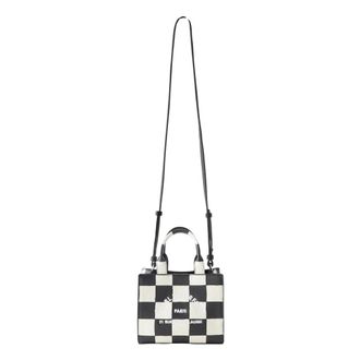 Karl Lagerfeld Mini Cabas Carr&eacute; - - Bags - Damen - Schwarzk - ONE SIZE