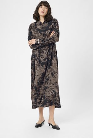 Kaffe Kleid KAjamie Kleid Loose fit brown