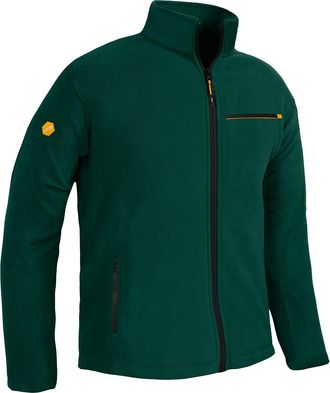 Ace Fleecejacke - warme und leichte Outdoor-Jacke aus Fleece f&uuml;r Herren - mit Rei&szlig;verschluss und drei Taschen - Gr&uuml;n - 3XL