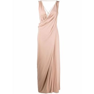 Alberta Ferretti Femme, Robes, Rose, Taille: 40 FR 0170 Abito Rosa Lungo In Jersey