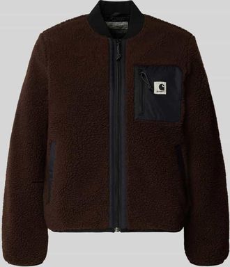 Carhartt Work in Progress Fleecejacke mit Zweiwege-Rei&szlig;verschluss Modell Janet