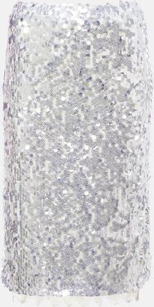 CHRISTOPHER ESBER Midirock Opaline mit Pailletten