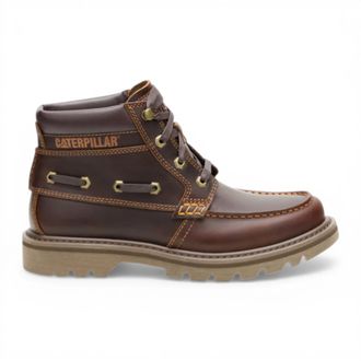 CAT CAT (Caterpillar) Herren-Wanderstiefel aus hellbraunem Leder - Colorado Boat-Mid