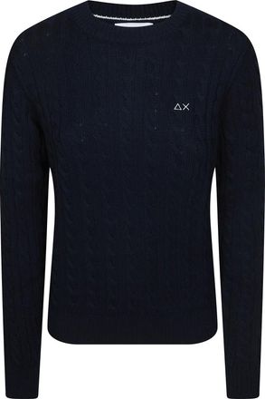 Sun 68 Femme, Pulls, Bleu, Taille: 40 FR Maglia GC Treccia