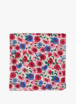 Au Printemps Paris Etole imprim&eacute; fleuri en coton