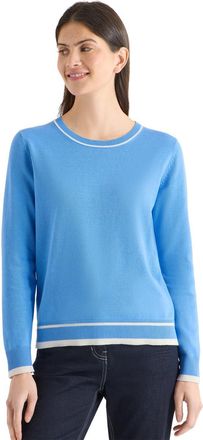 Cecil Damen Pullover mit Kontrastdetails