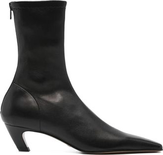 Khaite Femme, Chaussures, Noir, Taille: 38 EU Arizona Stretch Ankle Boot
