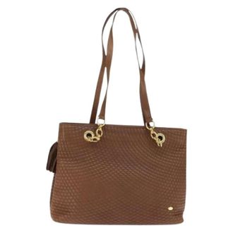 Bally Sac bandouli&egrave;re en cuir Pre-owned - Femme - Pre-owned - Brun - Taille: ONE Size