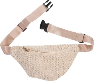 Hemobllo GLEAVI Bauchtasche Kleiner Crossbody Geflochten aus Langlebigem Material f&uuml;r Damen Wandern Fahrradfahren und Tagesausfl&uuml;ge 12.2X6.3X0.8 Zoll mit Viels