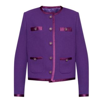Dolce & Gabbana Wollblazer - - Jackets - Damen - Lila - S