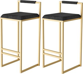 Generic Barhocker-Set (2er-Set) f&uuml;r K&uuml;che, Hotel, Restaurant, Kneipe, Tresen, Caf&eacute;