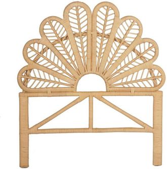 Sweeek Kopfteil aus Rattan, naturfarben - 90 cm - Sweeek