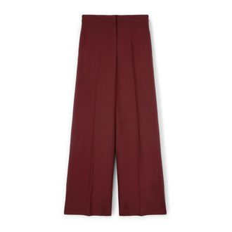 Motivi Femme, Pantalons, Rouge, Taille: 40 FR Pantalon large en tissu technique