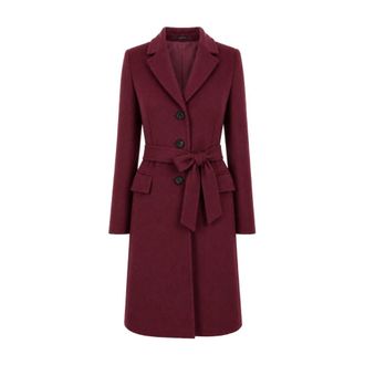 Loro Piana Capolavoro Einreiher-Mantel - - Coats - Damen - Rot - L