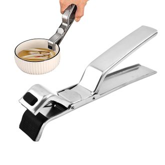 Generic Anti-Brennzange für Teller - Heißheber aus Edelstahl, hitzebeständig, Küchenwerkzeug | für Mikrowelle, Grill, Schüssel, Pfannen