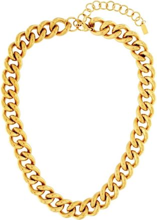 Dansk Copenhagen Mutige Panzer Halskette f&uuml;r Statement Look - - Accessories - Damen - Gelb - ONE SIZE