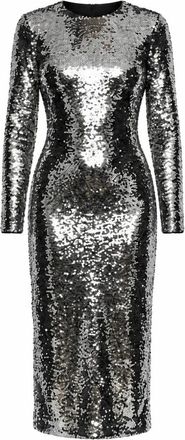 Dolce & Gabbana Robe de soir&eacute;e - Femme - Robes - Gris - Taille: 36 FR