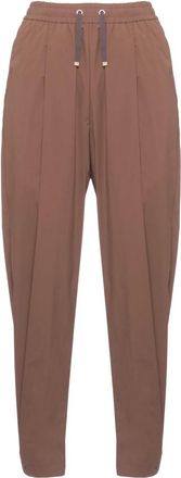 Herno Femme, Pantalons, Brun, Taille: 42 FR Tapered Pantalons