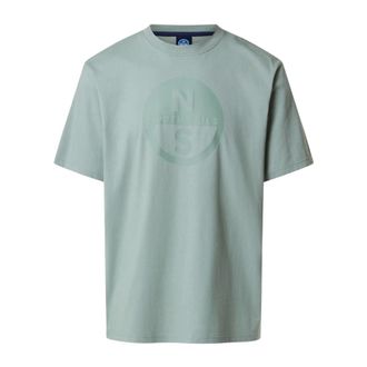 North Sails Homme, Tops, Vert, Taille: S T-shirt Grand Logo