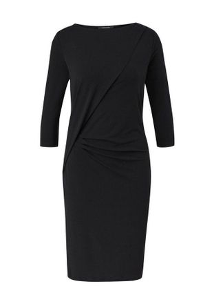 Comma Minikleid Kleid Jerseykleid mit Raffung