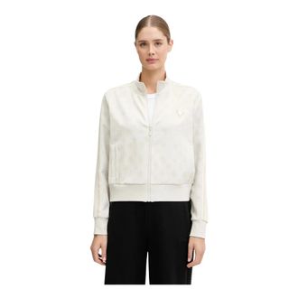 Guess Peony Zip-through Sweatshirt - - Sweatshirts & Hoodies - Damen - Beige - S