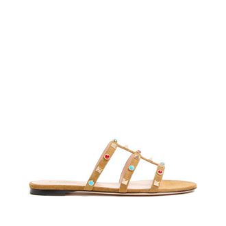 Valentino Garavani Rockstud Suede Sandals