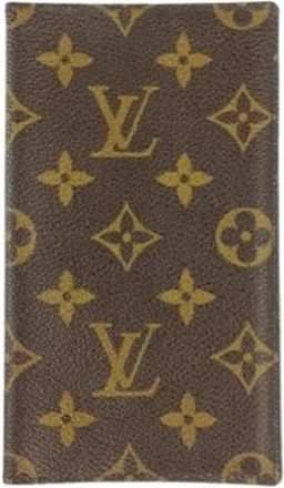 Louis Vuitton Portefeuille compact pr&eacute;-poss&eacute;d&eacute; Monogram - Femme - Pre-owned - Brun - Taille: ONE Size