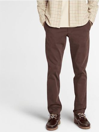 Timberland Stückgefärbte Claremont Chinohose für Herren in Braun, Herren, Braun, Größe