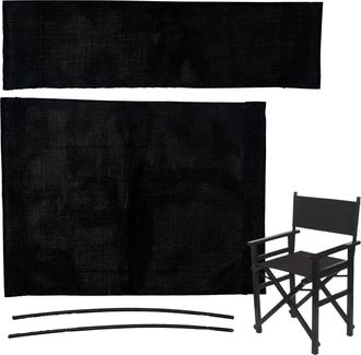 Generic Ersatzbezug für Regiestuhl, Sitzbezug-Set abnehmbar, weich und langlebig, für, Garten, Camping, Terrasse, Make-up, öffentliche Parks im Freien