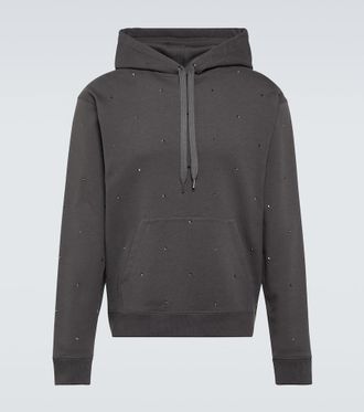 Valentino Sweat-shirt à capuche Rockstud en coton