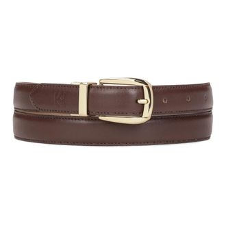 Kazar Doppelseitiger schmaler Kleiderg&uuml;rtel mit klassischer Schnalle - - Accessories - Damen - Beige - 80 CM