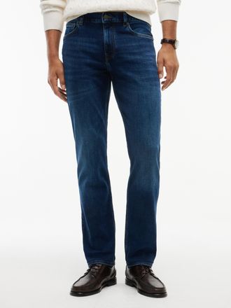 Tommy Hilfiger Straight-Jeans TOMMY HILFIGER CORE DENTON, Herren, Gr. 32, L&auml;nge 30, blau (dunkelblau), Denim/Jeans, Obermaterial: 94% Baumwolle, 4% Elastomultiester,