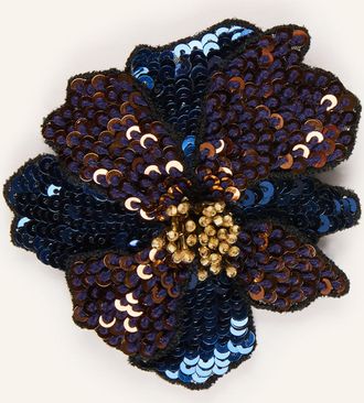 Sem per Lei Sem Per Lei Brosche Mit Pailletten braun
