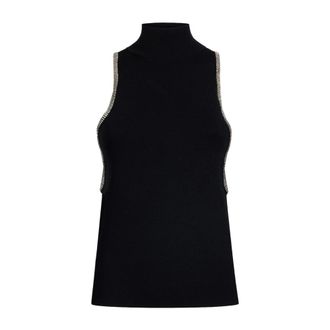Liu Jo Eleganter Nero Pullover - - Knitwear - Damen - Schwarzk - M