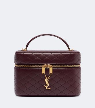 Saint Laurent Sac vanity Gaby Large en cuir