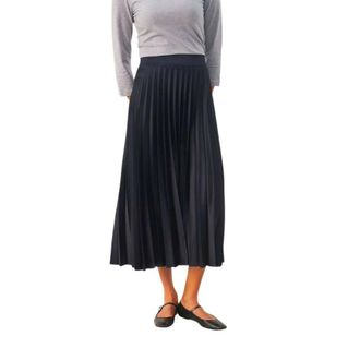 Part Two Veneda Plissee Midirock - - Skirts - Damen - Blau - XL