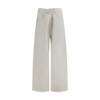 A Gold E Vana Fold Jeans - - Jeans - Damen - Wei&szlig; - W28