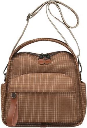 Generic Sac &agrave; bandouli&egrave;re en nylon avec fermeture &eacute;clair pour femme et fille, sac &agrave; main simple et d&eacute;contract&eacute; pour l&eacute;cole, le travail, le shopping, les voyag