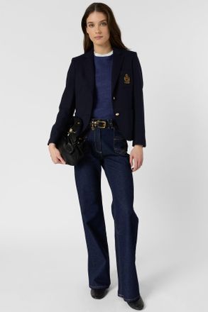 Gerard Darel Pull col rond en lin - LAURANNA - Indigo