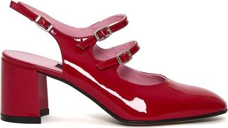 Carel Hohe Schuhe - Vernice 60 Mm Red Patent Leather Slingback - Gr. 36,5 (EU) - in Rot - für Damen